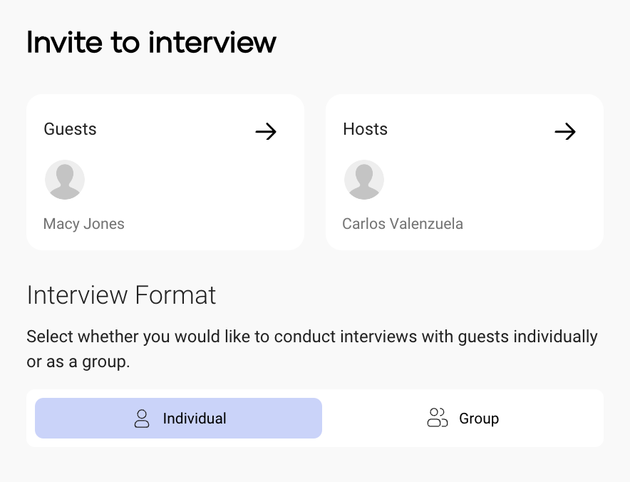 Scheduling an interview 🆕 – HigherMe